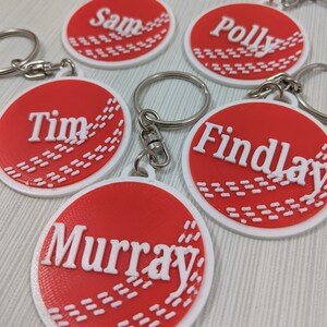 Personalised Cricket Keyring, Kids Keyring, Personalized Keychain ...