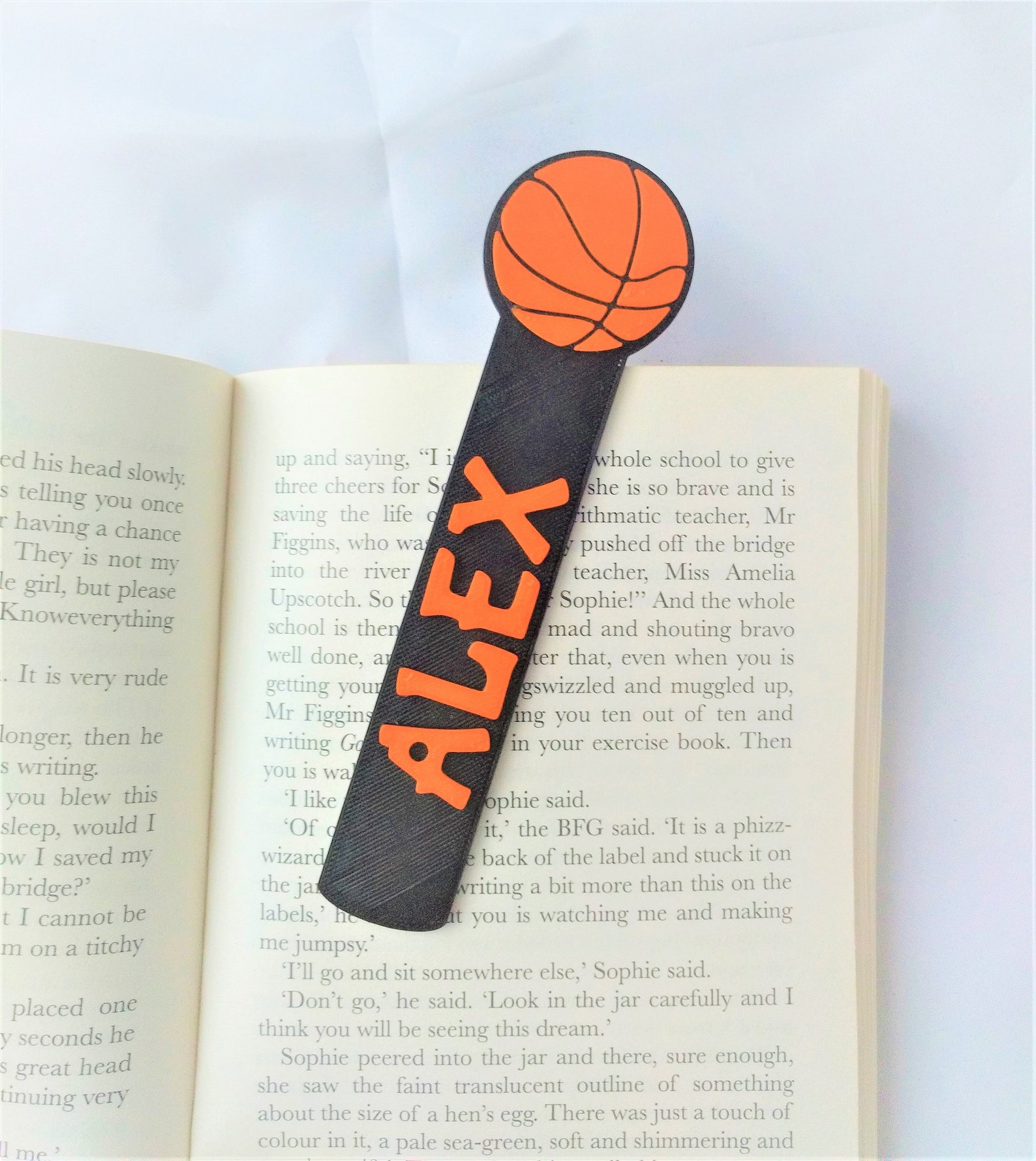 Personalised Basketball Bookmark Kids Bookmark Personalized - Etsy UK