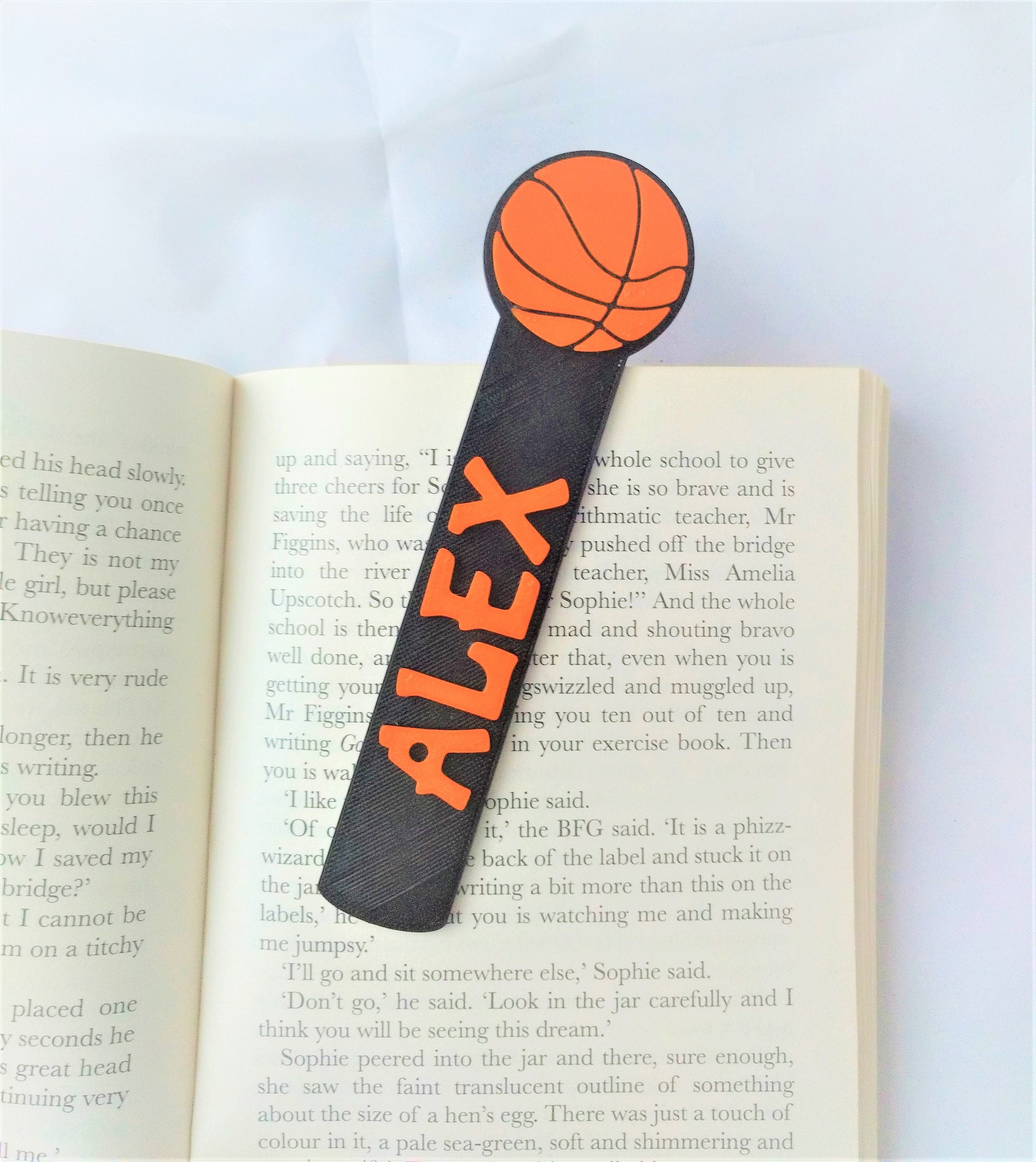 Personalised Basketball Bookmark Kids Bookmark Personalized - Etsy UK