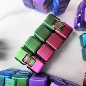 Fidget Cube, Infinity Cube, Stress Reliever, Sensory Toy, Fiddle Cube ...