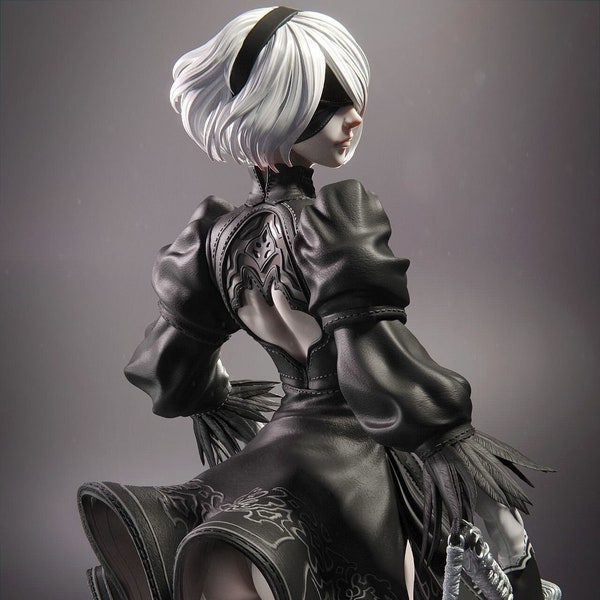 Nier Automata 2b Art - Etsy