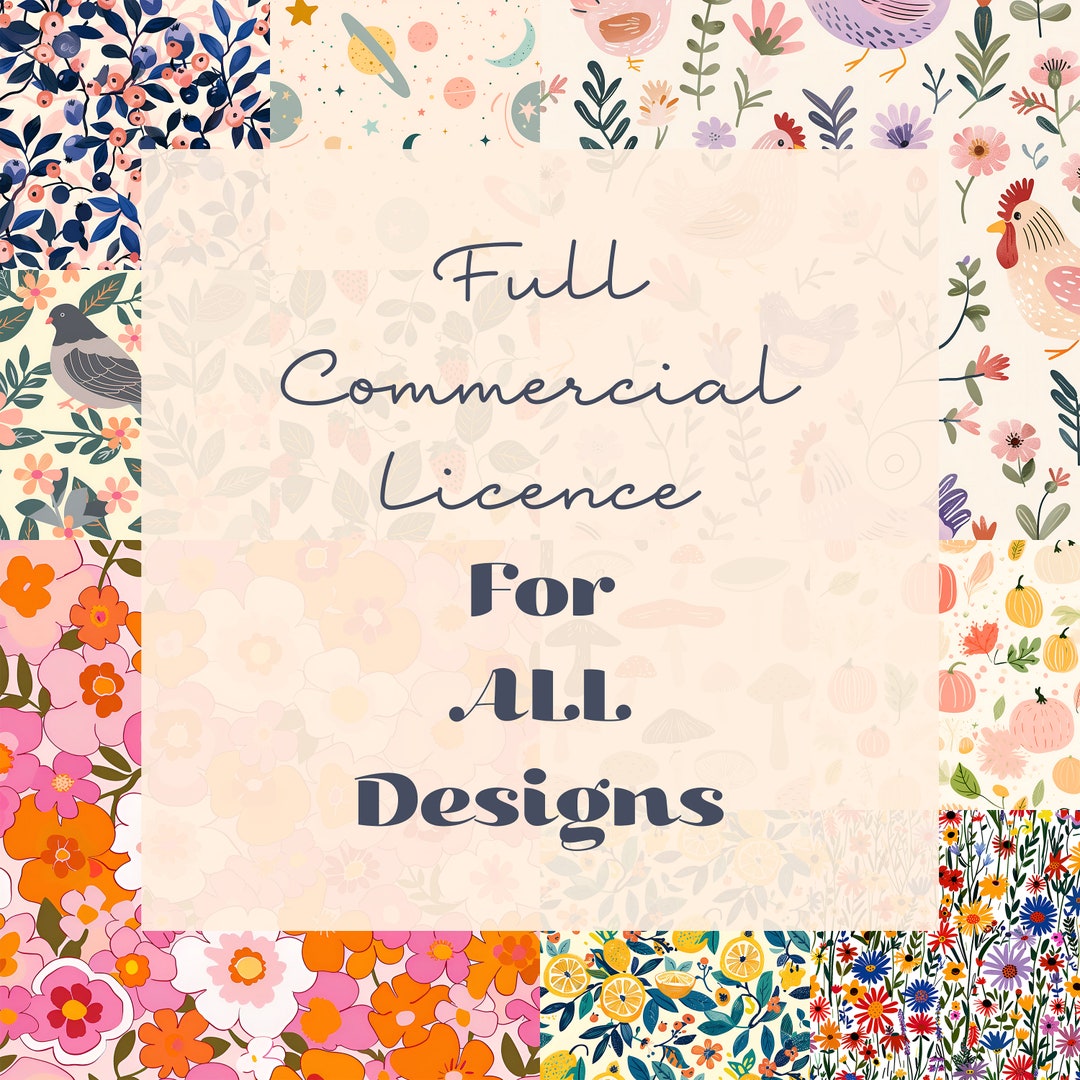 Full Commercial Licence for ALL Patterns - Etsy