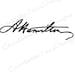 Alexander Hamilton Signature Studio SVG and PNG File for Silhouette ...