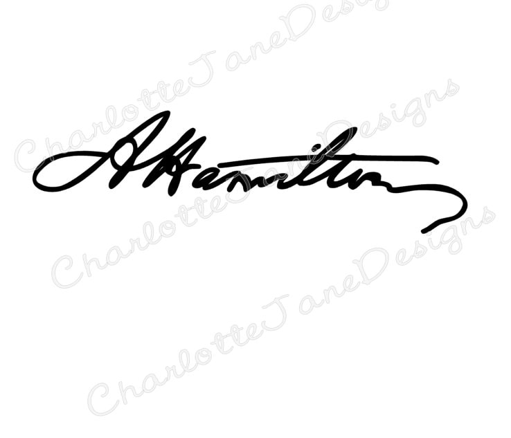 Alexander Hamilton Signature