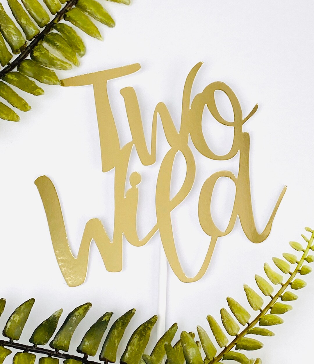 Two Wild Cake Topper - Etsy