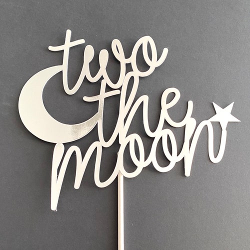 Two the Moon 2nd Birthday Banner - Etsy