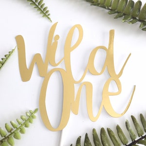 Wild One Cake Topper - Etsy