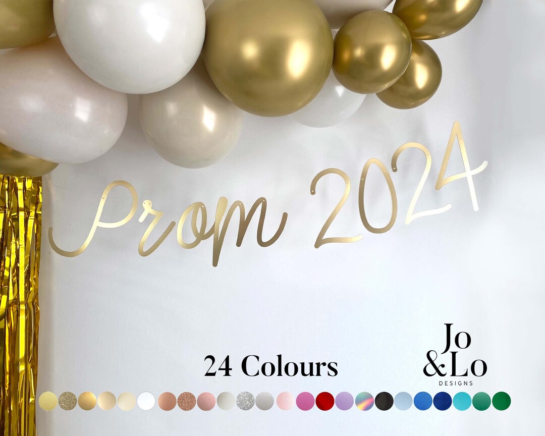 Prom 2024 Banner, Prom Bunting, Prom Party Decoration, Prom Gift, Prom ...