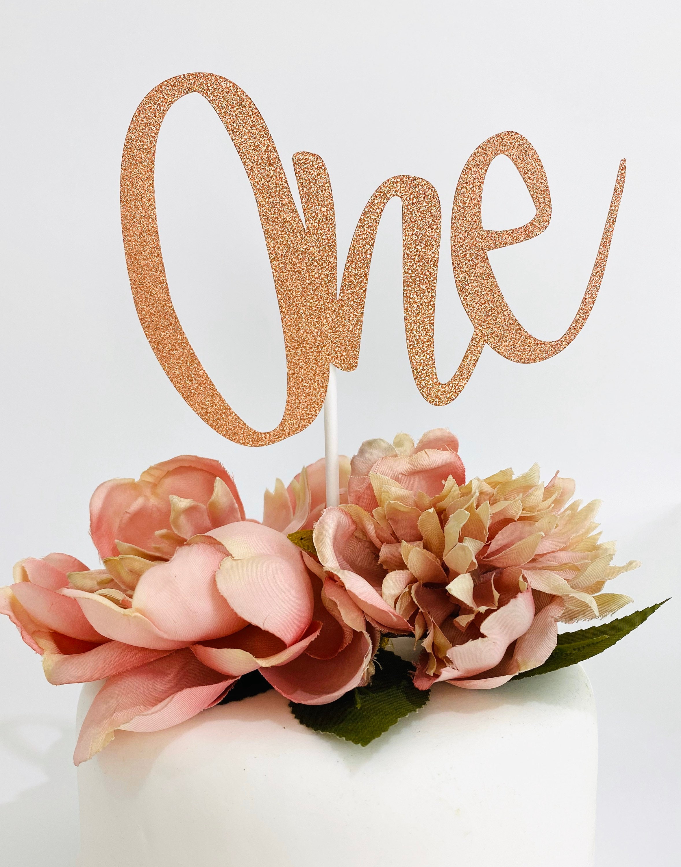 One Cake Topper 1st Birthday Cake Topper | Etsy