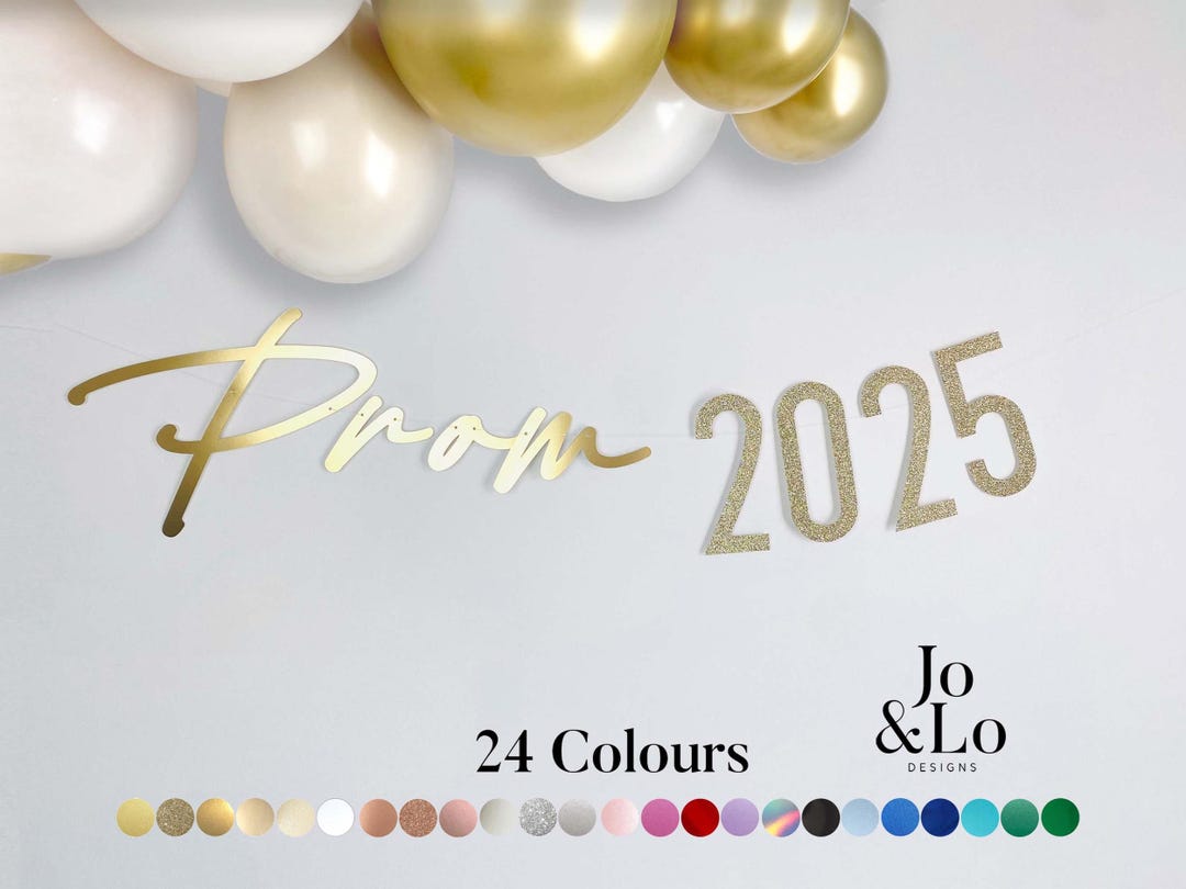 PROM 2025 Banner, Prom 2025 Bunting, Leavers Decoration Backdrop, Class ...