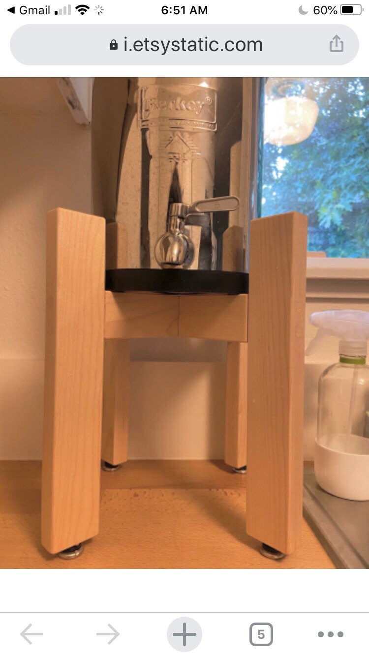 Tabletop Water Filter Stand | Etsy