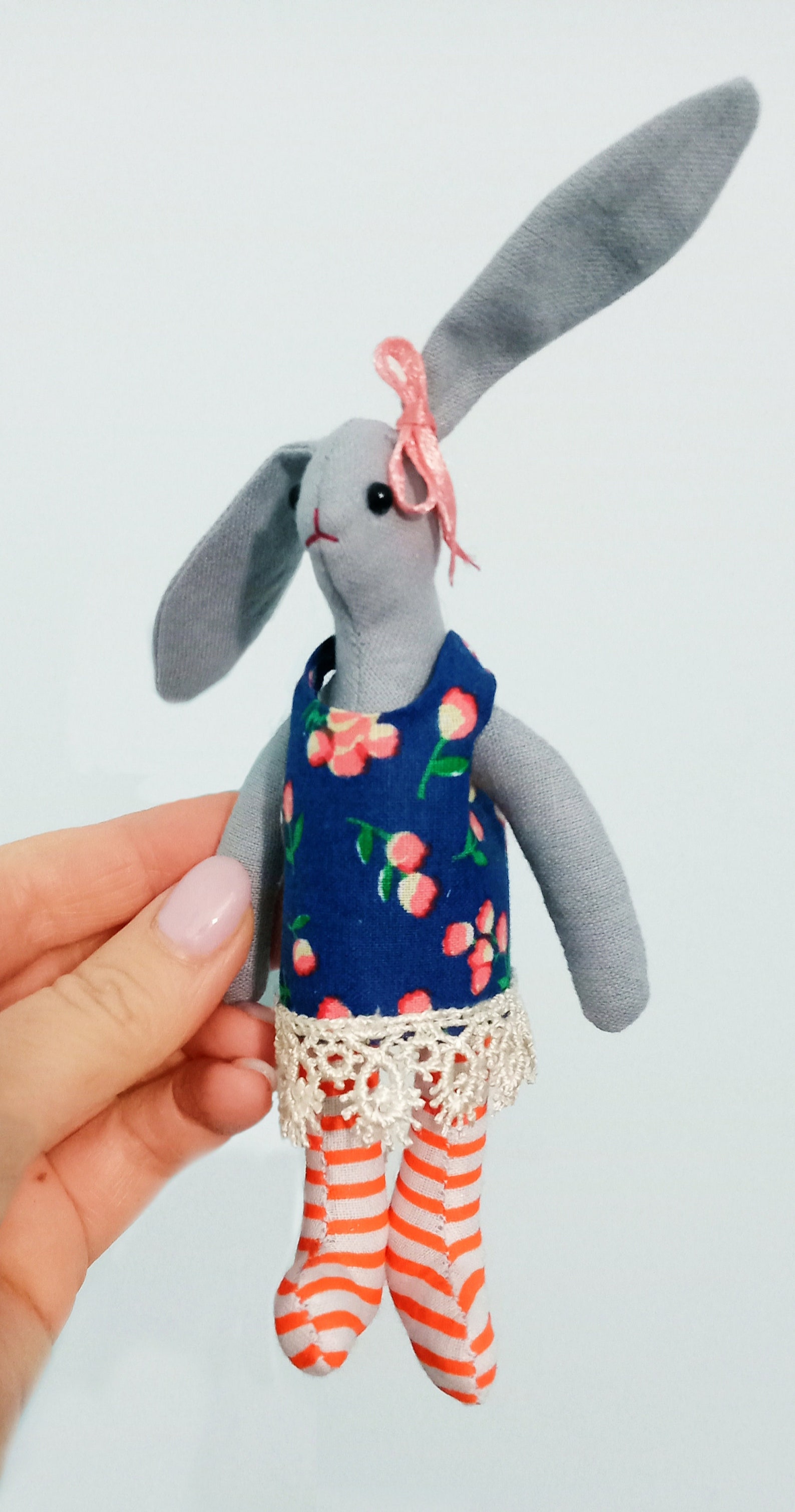 Кролик Кролик 67 дюйма 17 см мягкая тряпичная кукла из - Etsy