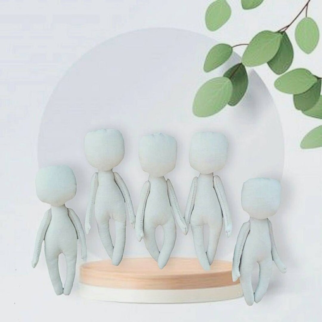 7-inch Ragdoll Blank Doll Body Unfinished Cloth Doll Base for DIY ...