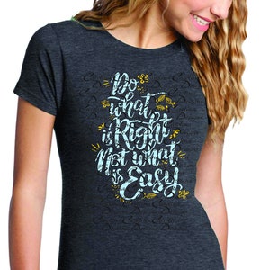 Do What is Right Not What is Easy - Etsy