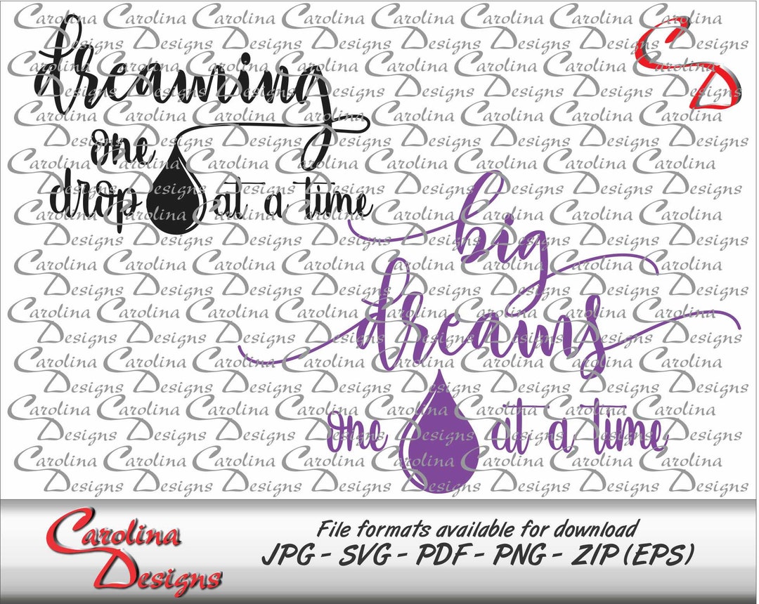Big Dreams One Drop at a Time - Etsy