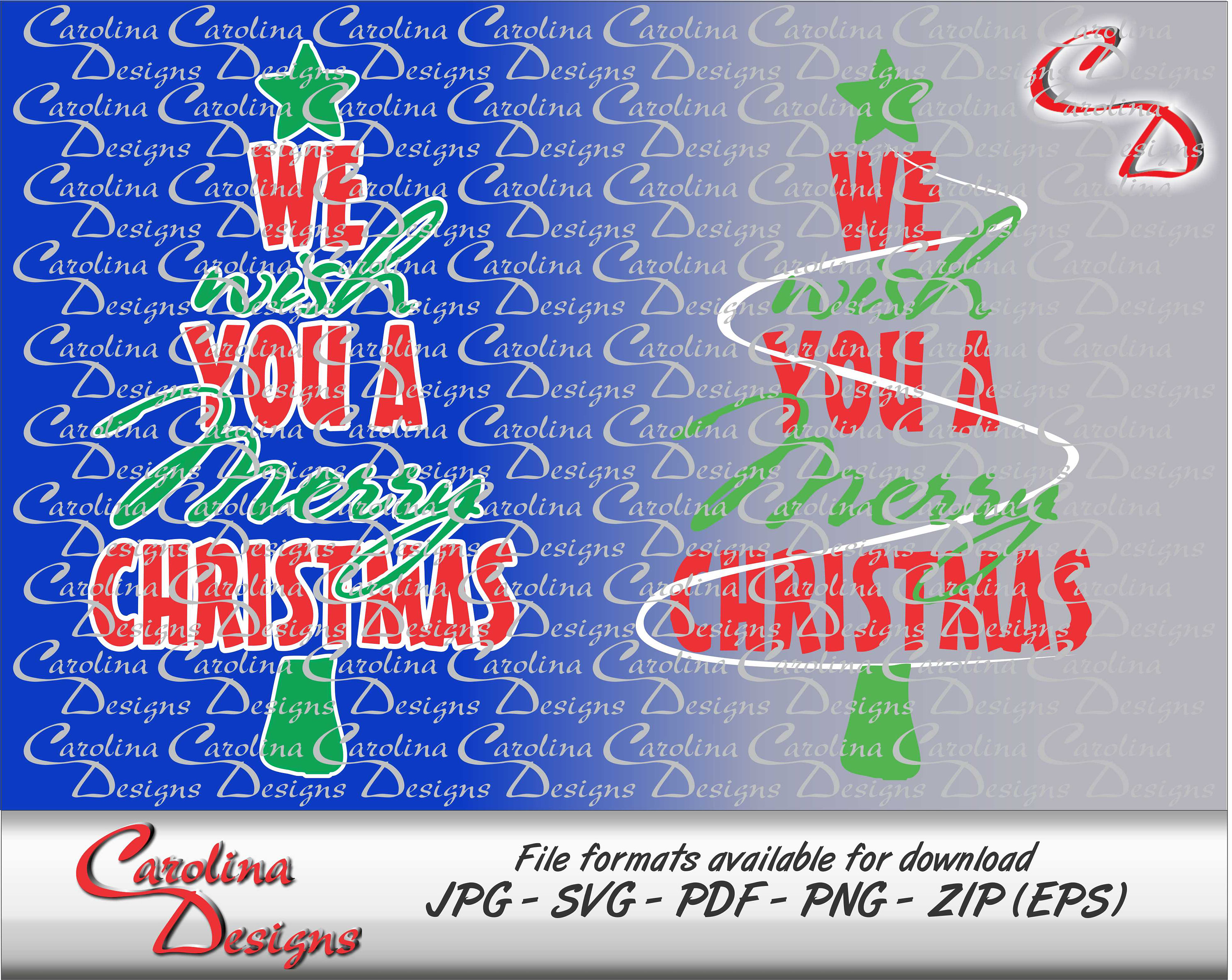 We Wish You a Merry Christmas Tree - Etsy