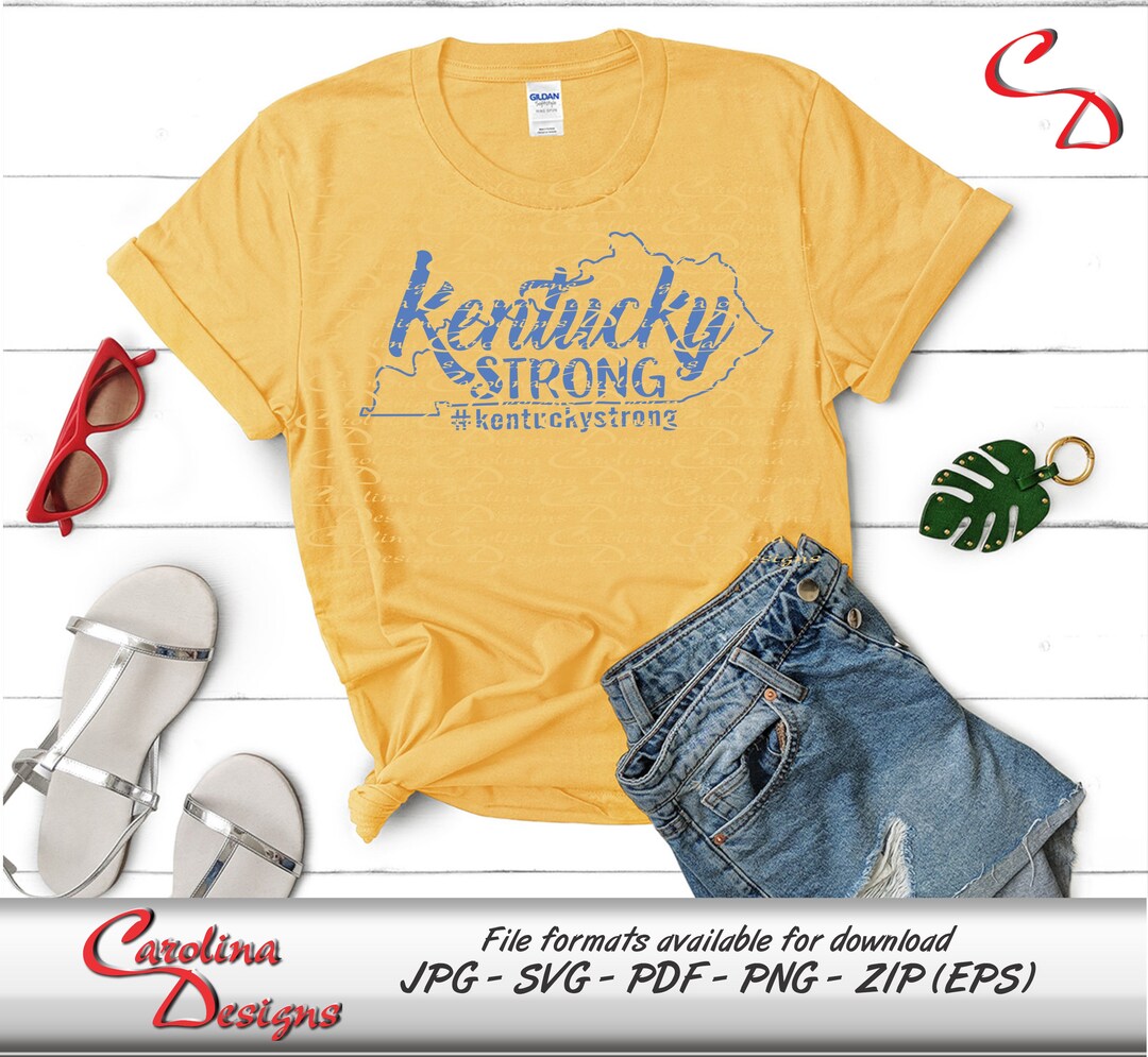 Kentucky Strong Design, State Outline (digital Download) - Etsy