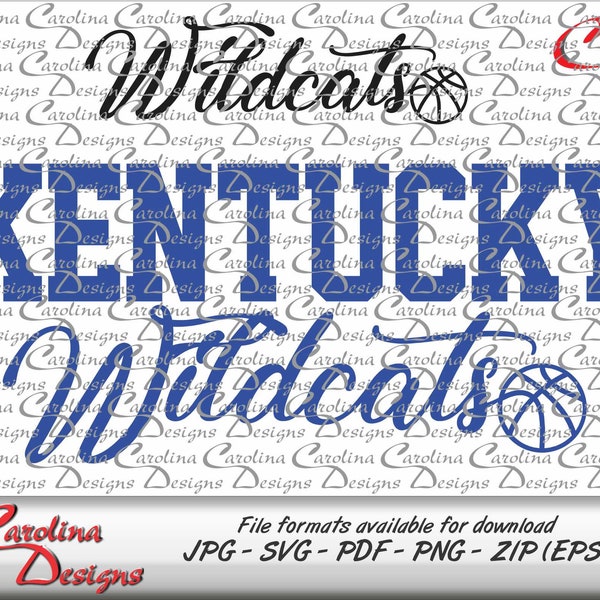 Kentucky Wildcats Svg - Etsy
