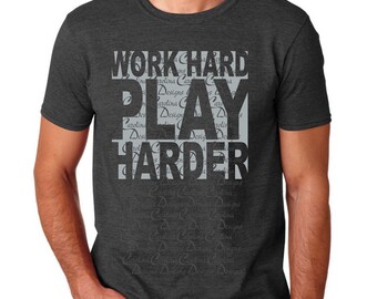 Work Hard Play Harder Svg - Etsy
