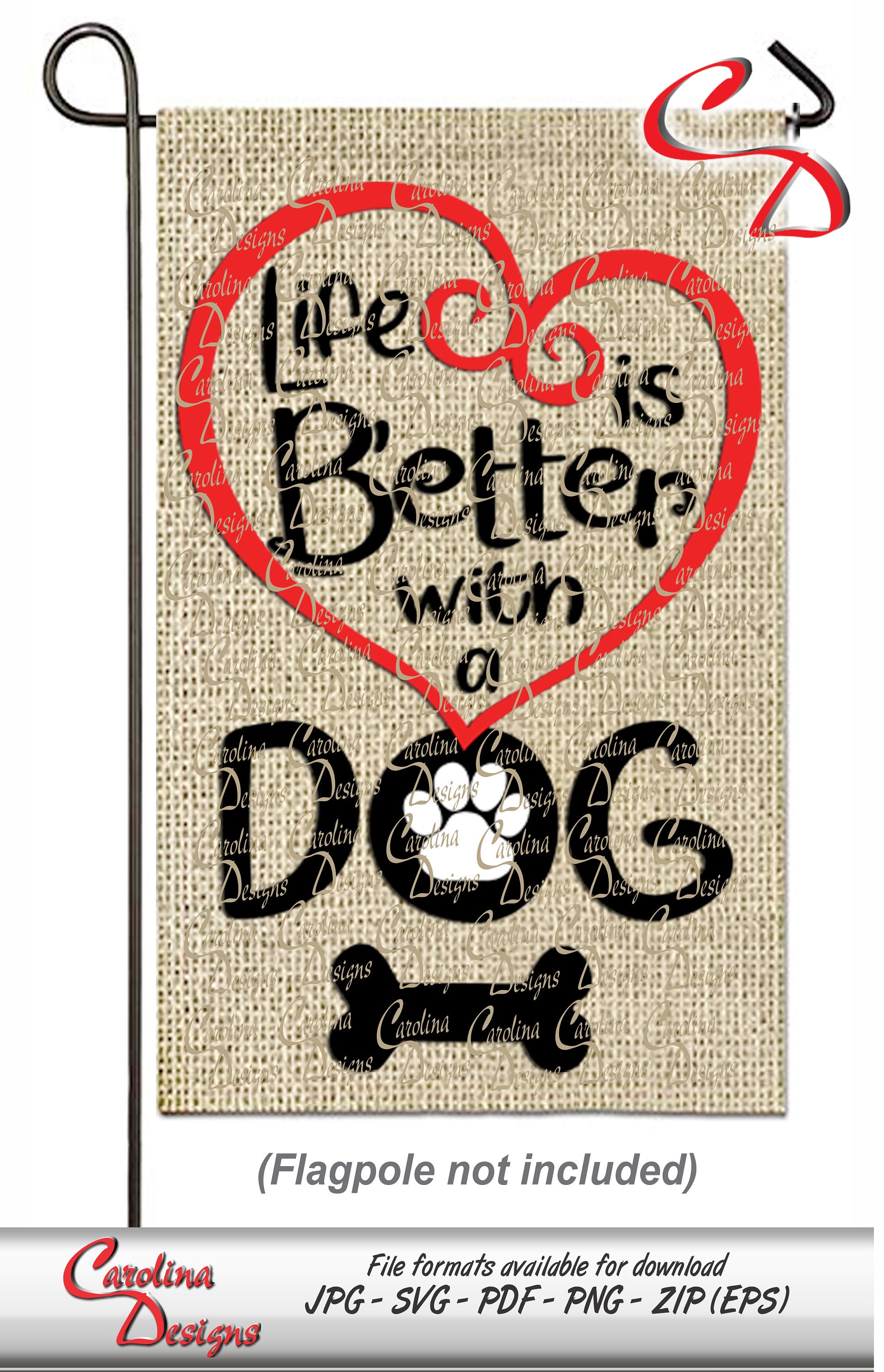 Life is Better With a DOG - Etsy