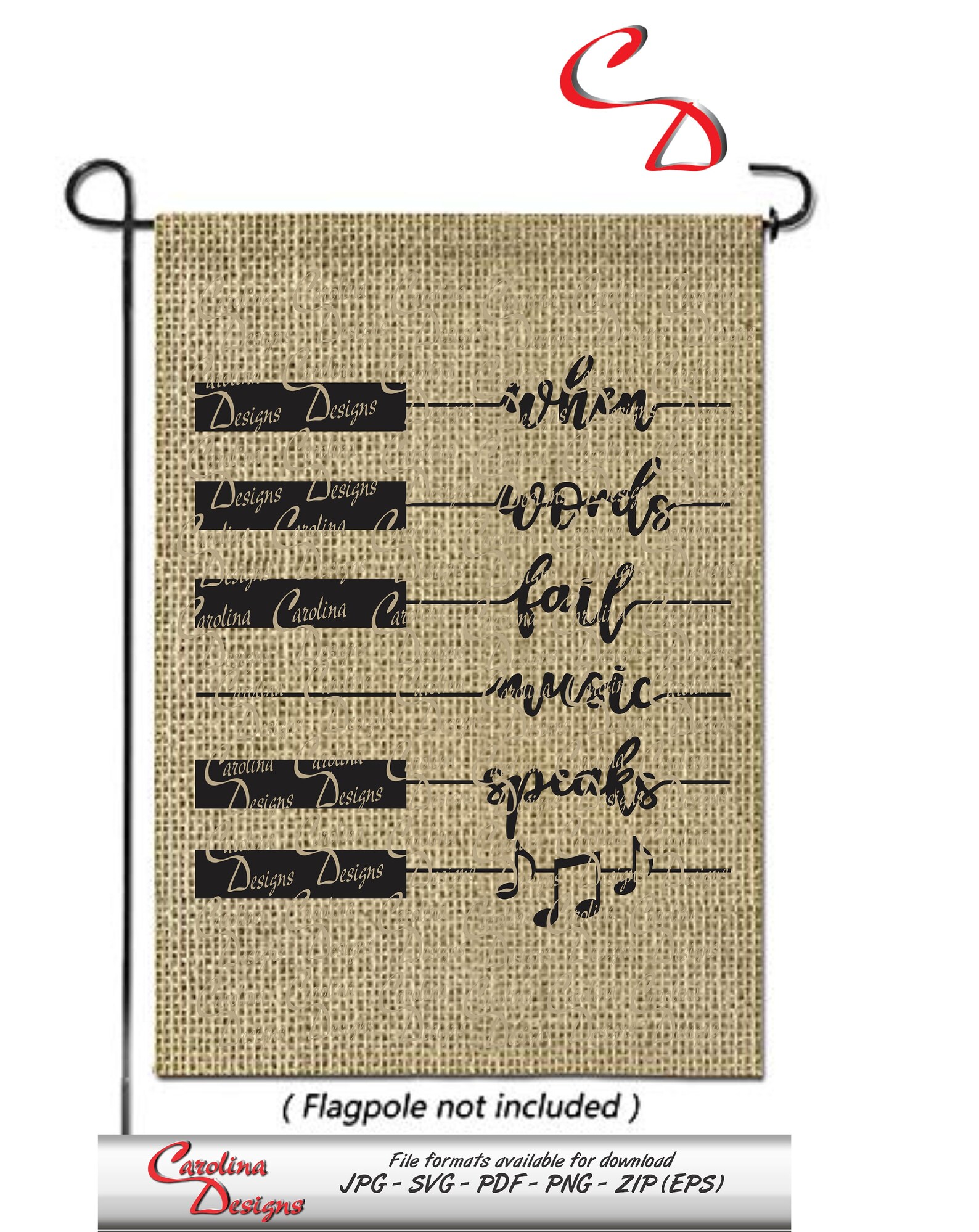 When Words Fail Music Speaks | Etsy