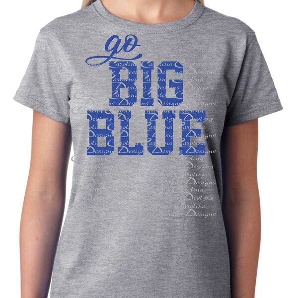Go Big Blue - Etsy
