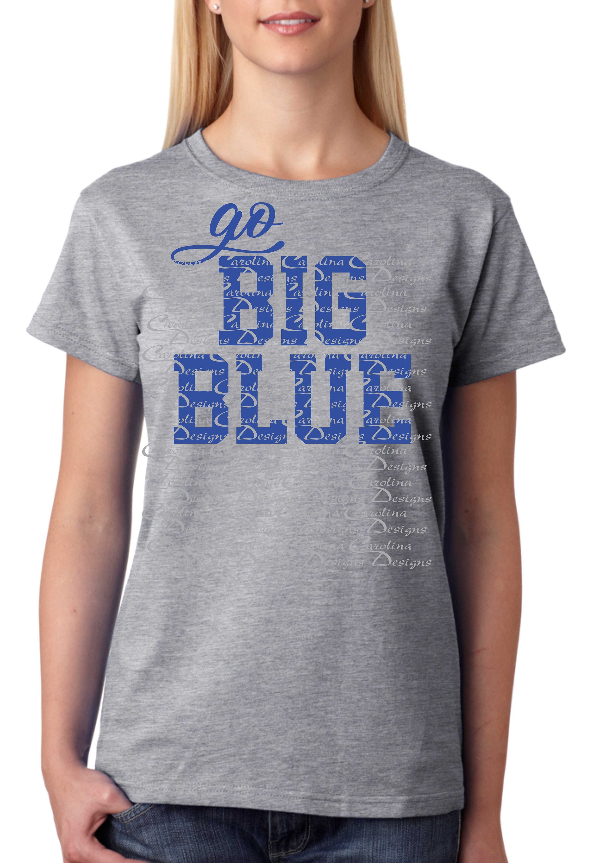 Go BIG BLUE - Cat Country - Etsy