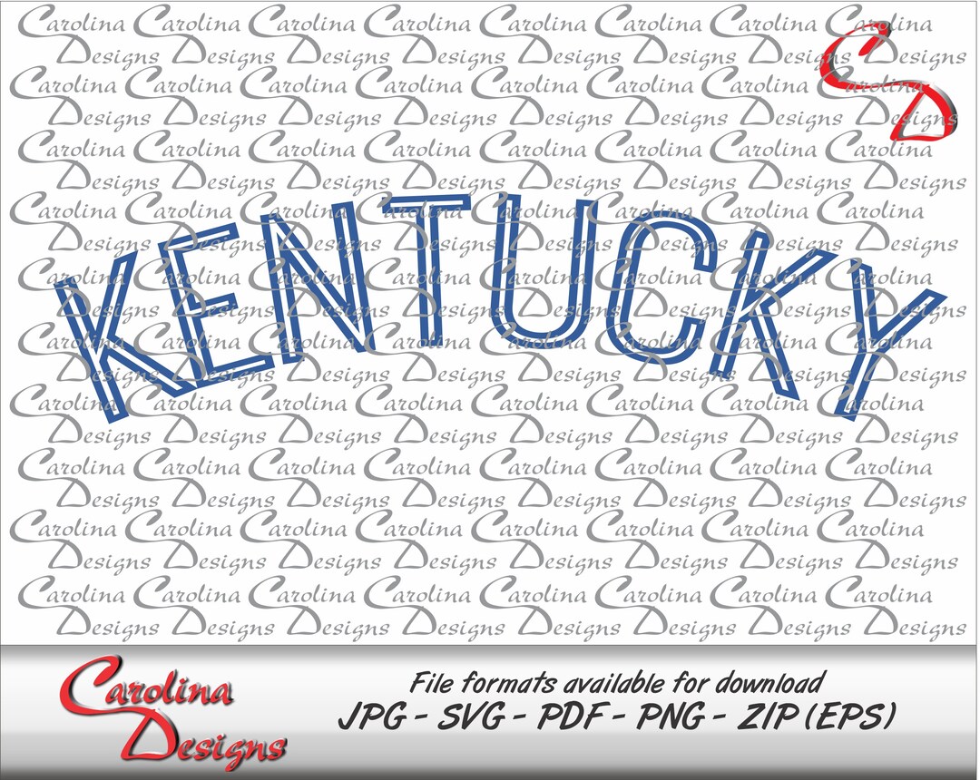 Kentucky State (svg, Jpg, Pdf, Png, Eps) (digital Download) - Etsy