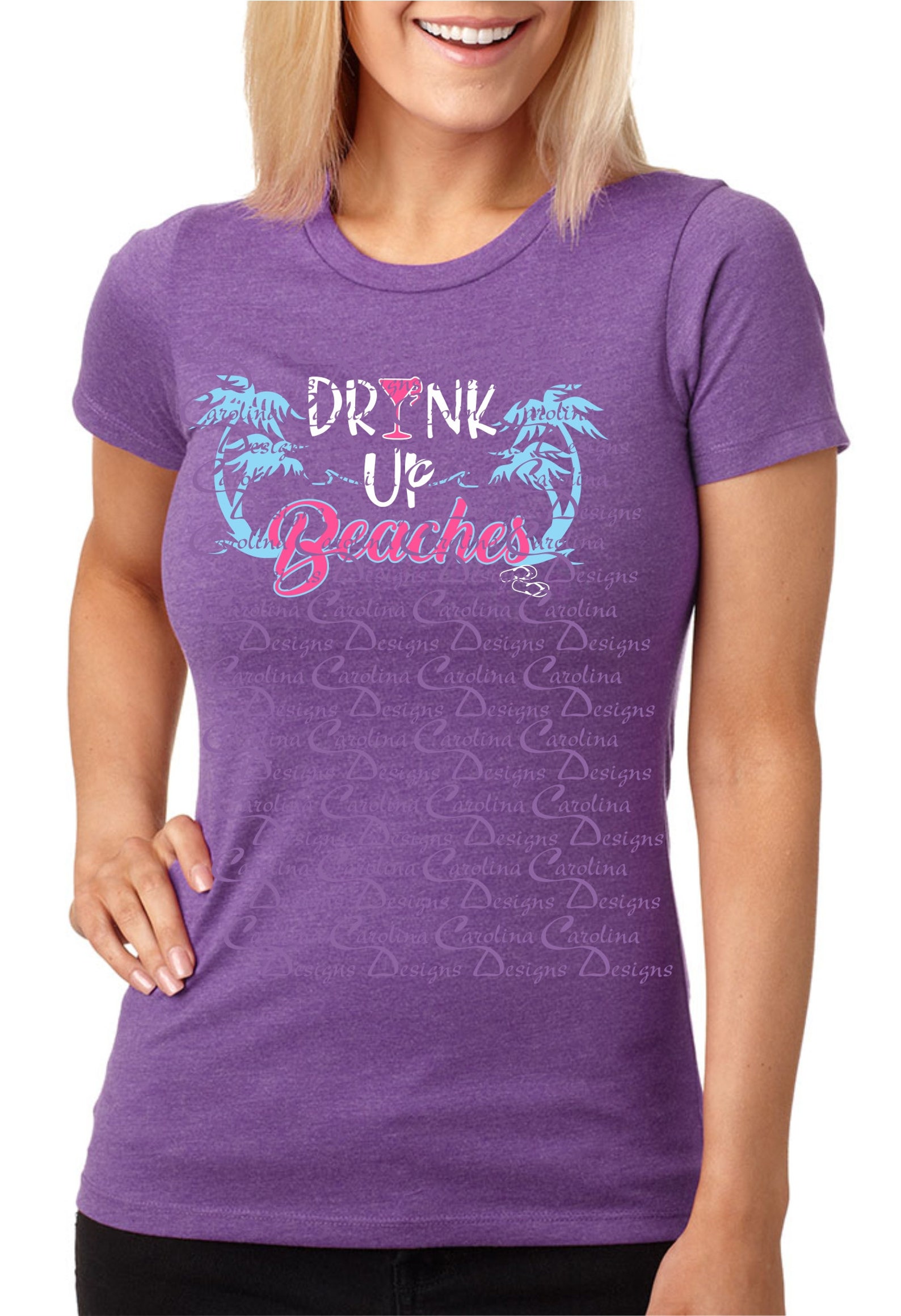 Drink up Beaches - Etsy