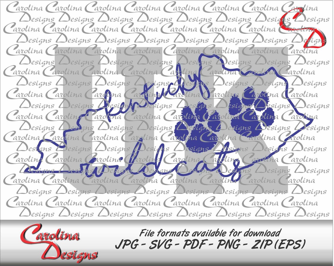 Kentucky Wildcat UK Paws - Etsy