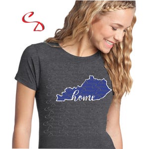 Kentucky State Outline With Home - Etsy