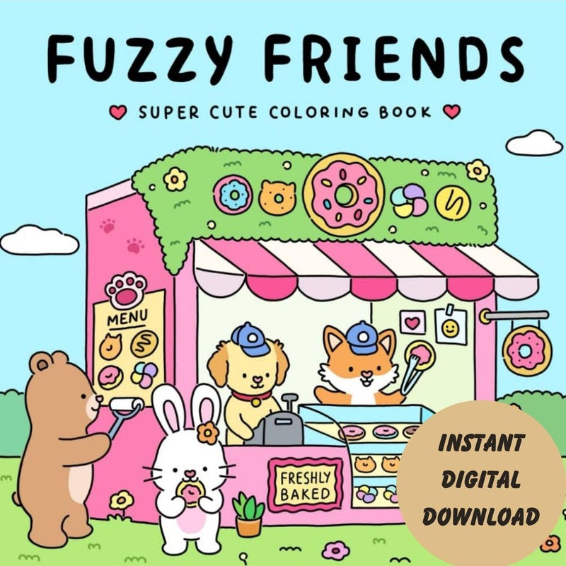 Coloring Book Vivi Tinta - Etsy UK