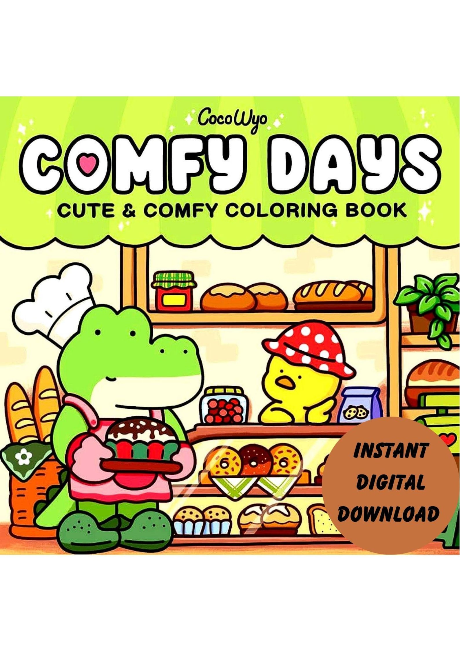 Comfy Days 41 Page Coloring Book Cocowyo Digital | Printable | Instant ...