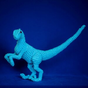 Velociraptor Crochet Pattern – DIGITAL PDF – Amigurumi Stuffed Dinosaur ...