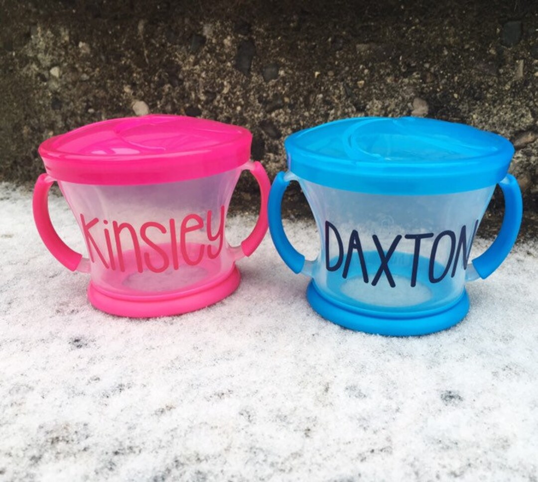 Personalized Snack Catcher | Munchkin | Toddler | Kids | Daycare | Baby ...