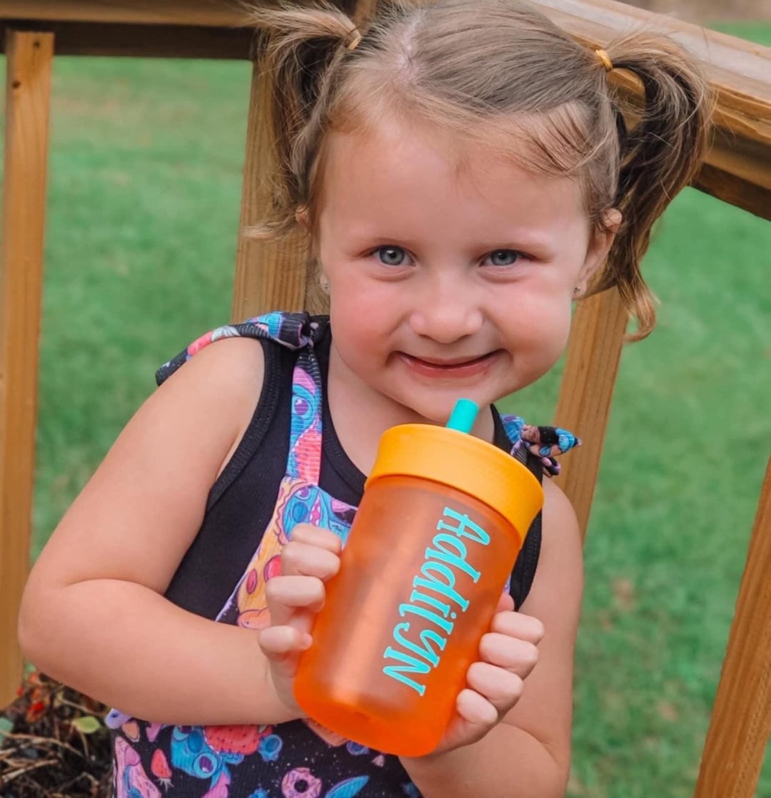 Personalized Owala Kids Straw Water Bottle | Name Label | Toddler ...