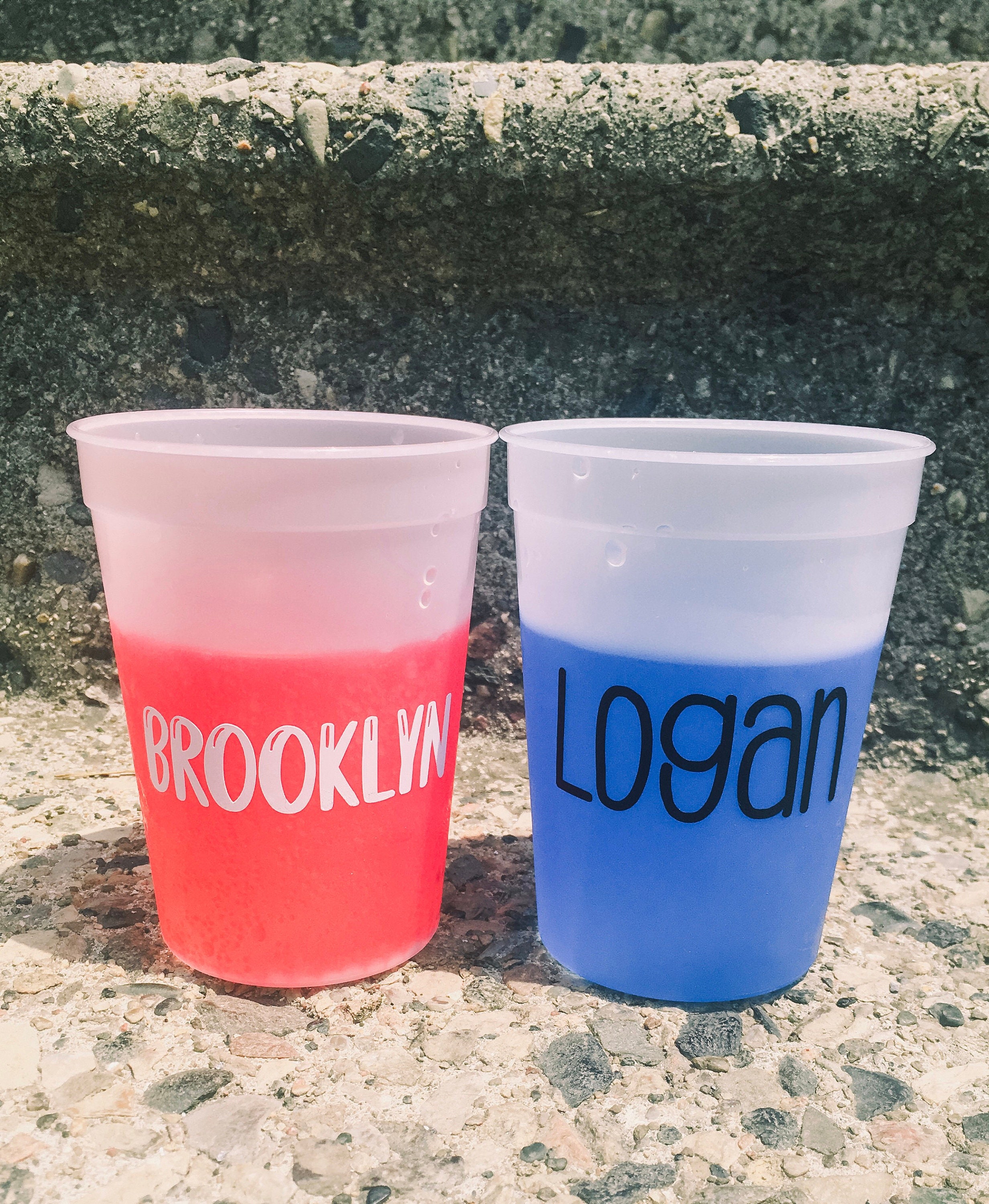 Personalized Color Changing Kids Stadium Cups Toddler | Etsy