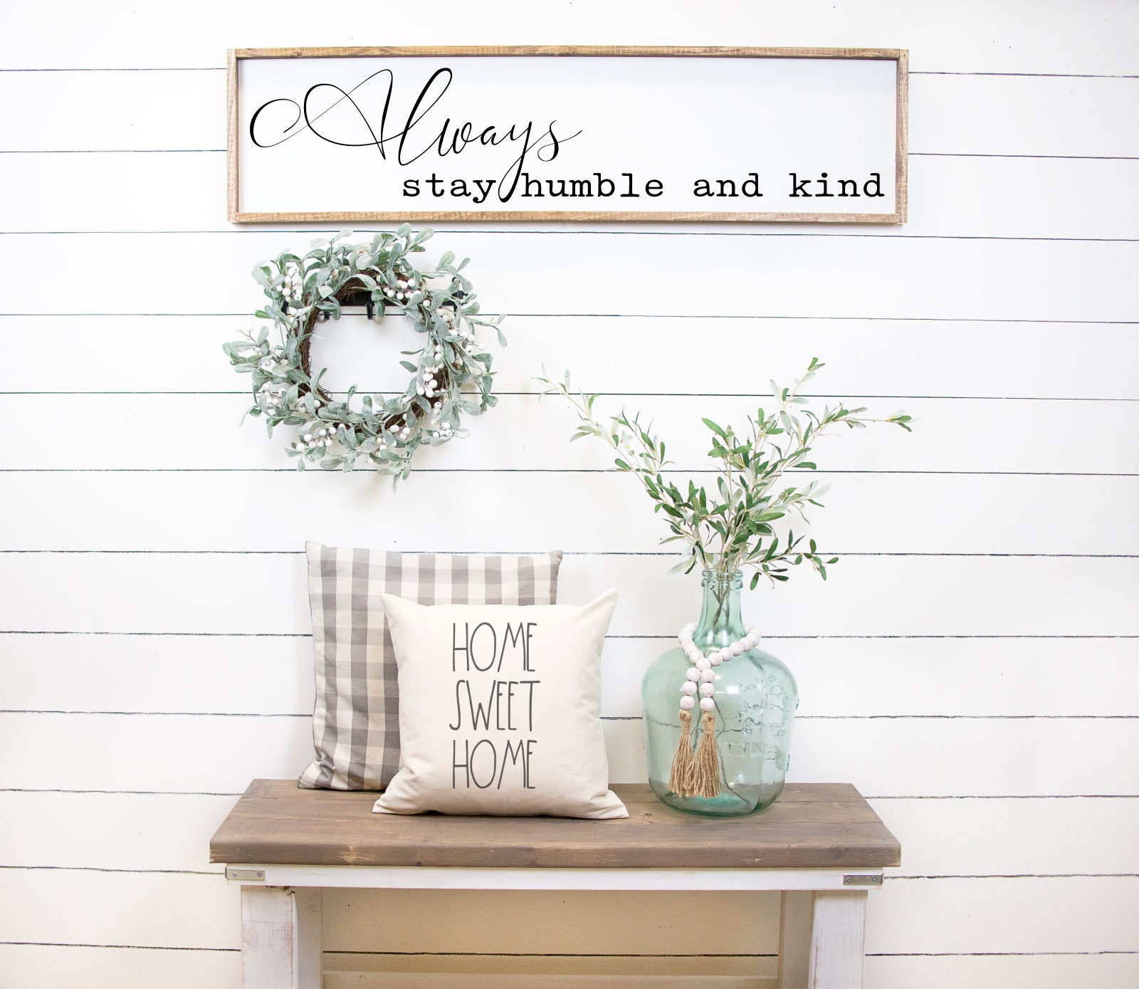 Farmhouse Style Wood Sign, Farmhouse Style Wall Decor, Farmhouse ...