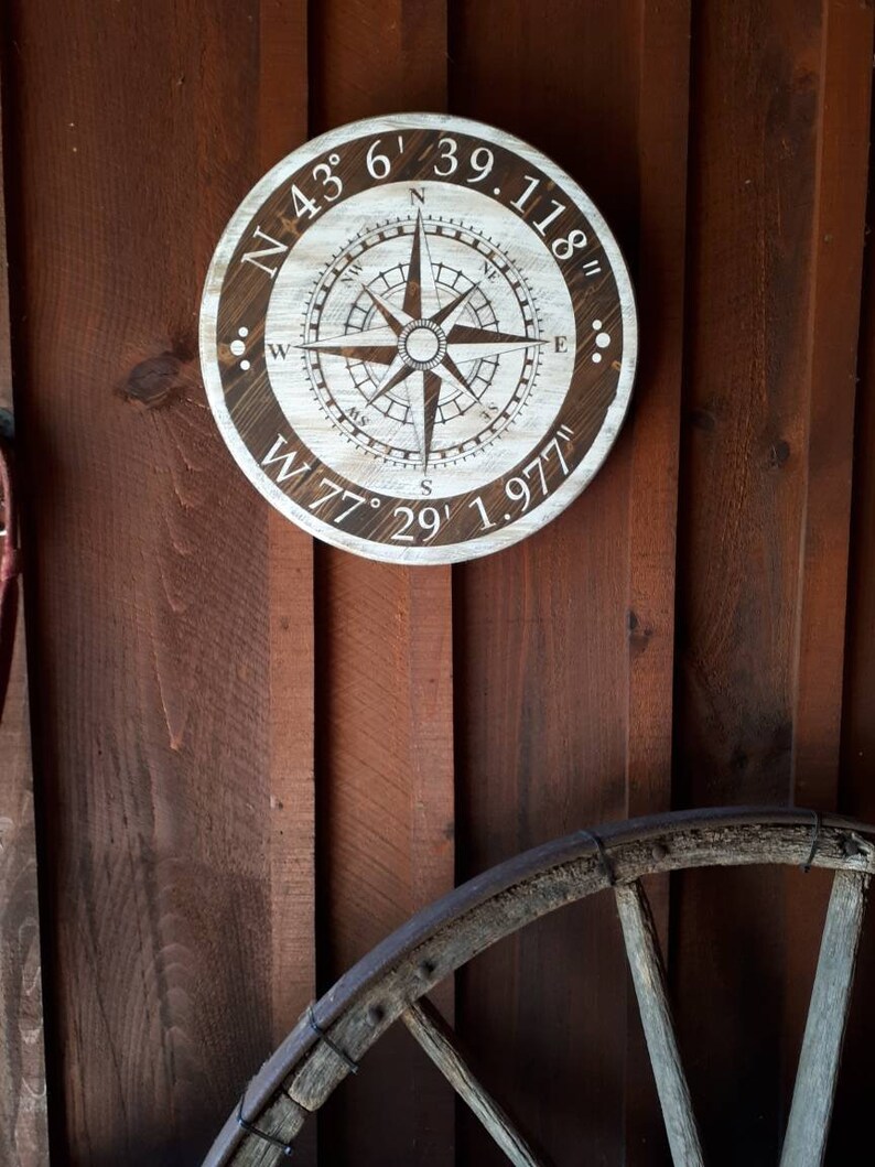 Rustic Nautical Decor Rustic Compass Rustic Cabin Decor - Etsy Canada