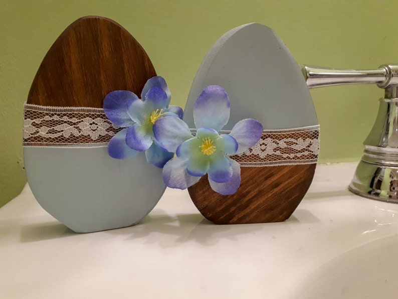 Wood Easter Decor, Wood Easter Eggs, Farmhouse Easter, Easter ...