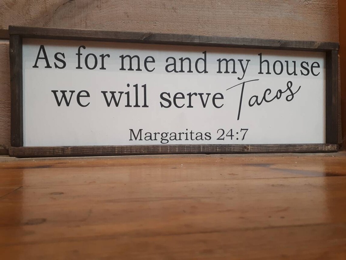 Farmhouse Kitchen Sign, Farmhouse Dining Room Sign, Framed Farmhouse ...