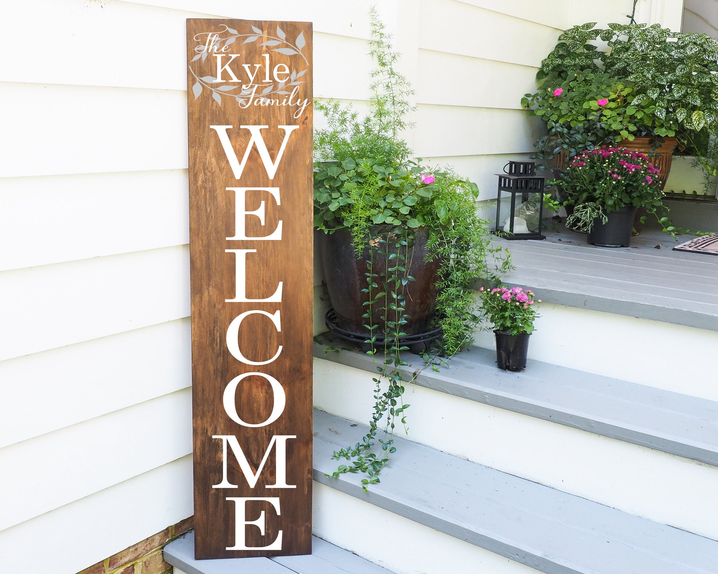 Porch Sign, Porch Welcome Sign, Front Porch Sign, Welcome Sign Front ...