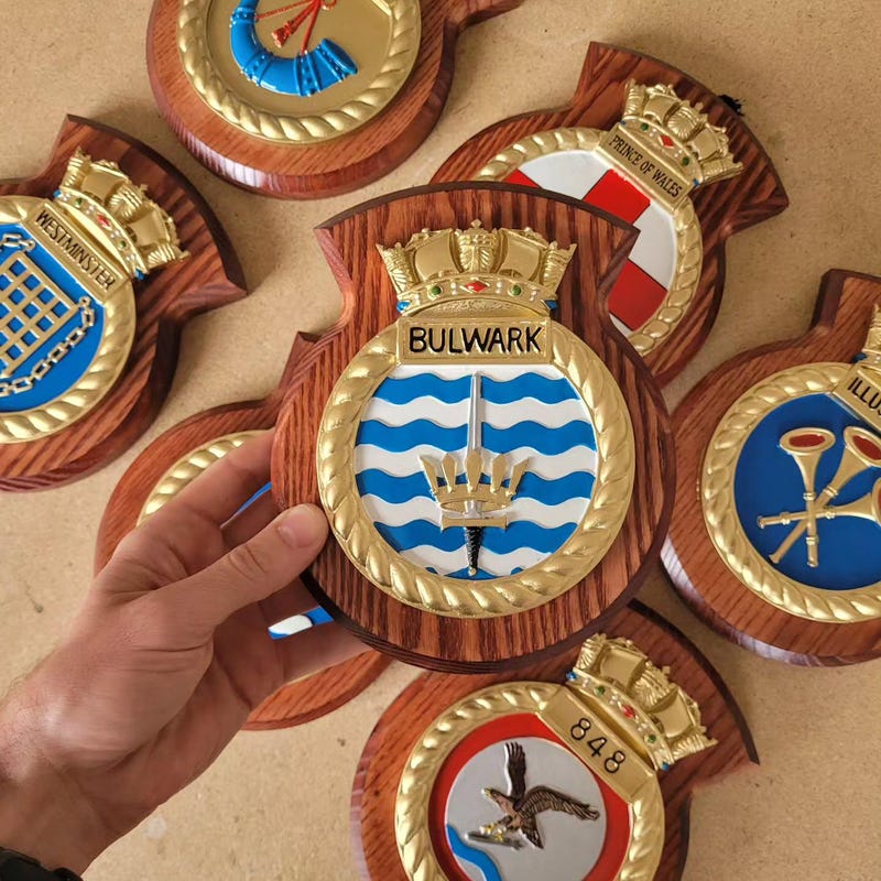 Royal Navy Ship Crests - Etsy UK