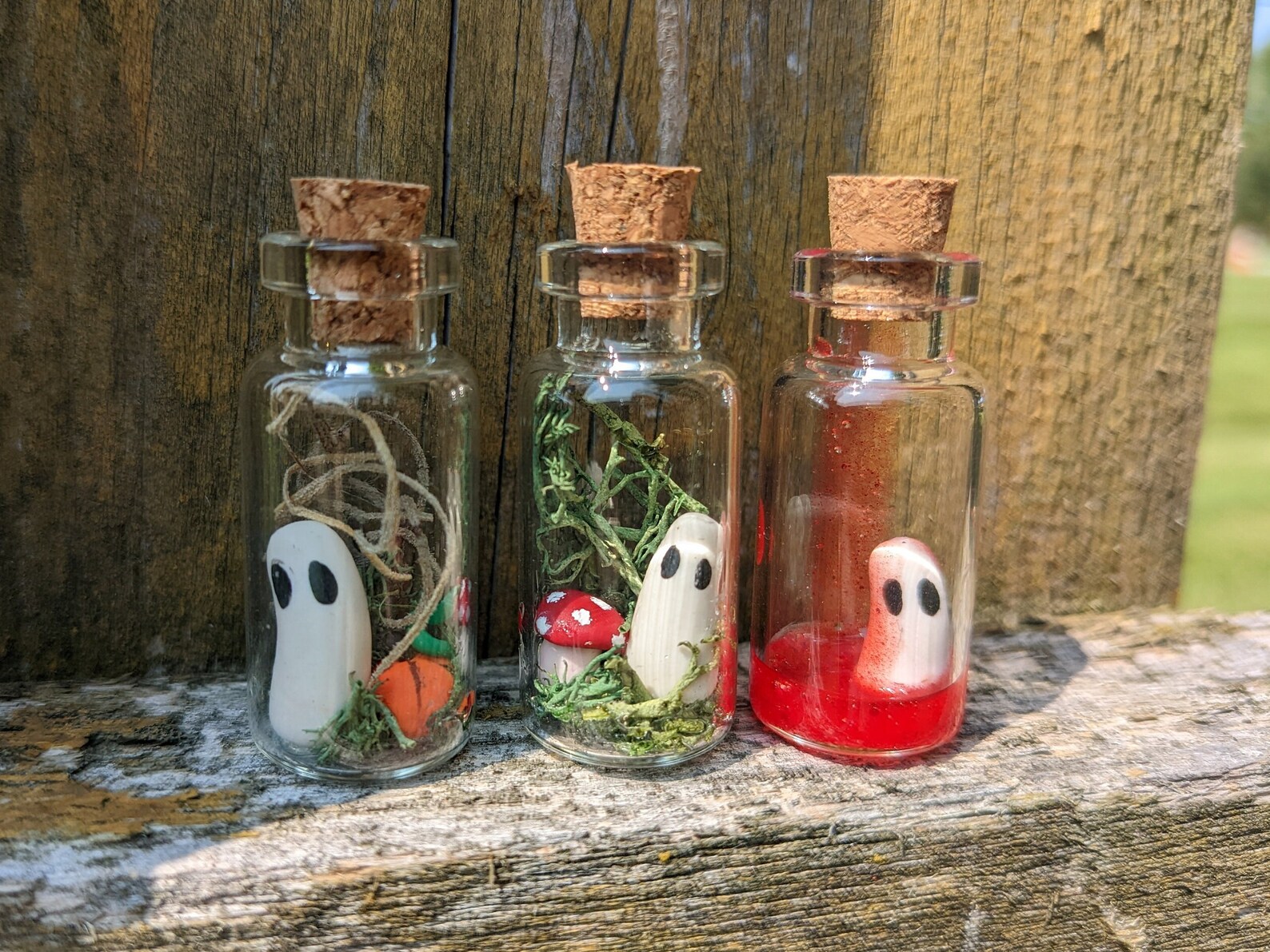 Miniature Pet Ghost Bottle Terrarium Trinket Pendant - Etsy