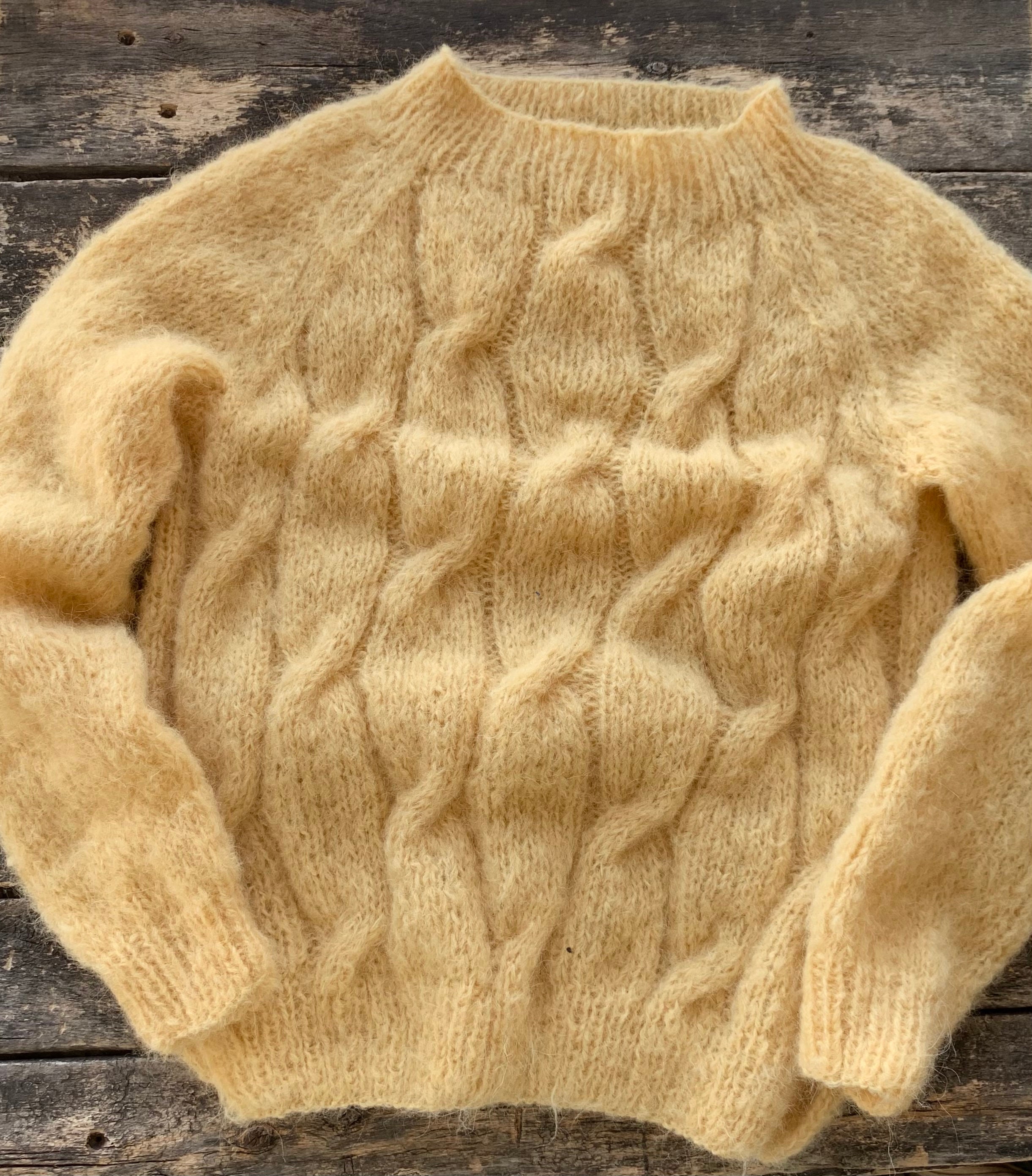 Fluffy Alpaca Cable Knit Sweater. Alpaca Women Sweater. - Etsy