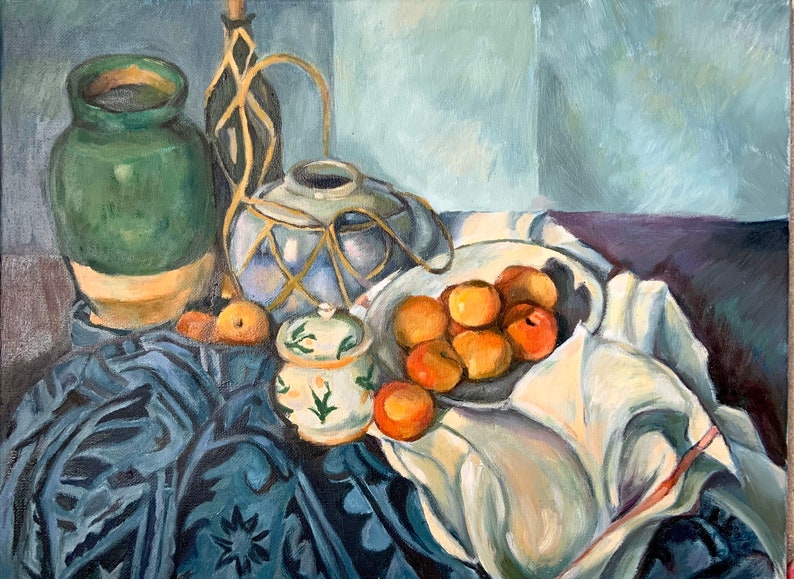 Hand Painted Masterpiece Reproduction. Still Life Oil Painting. Paul ...