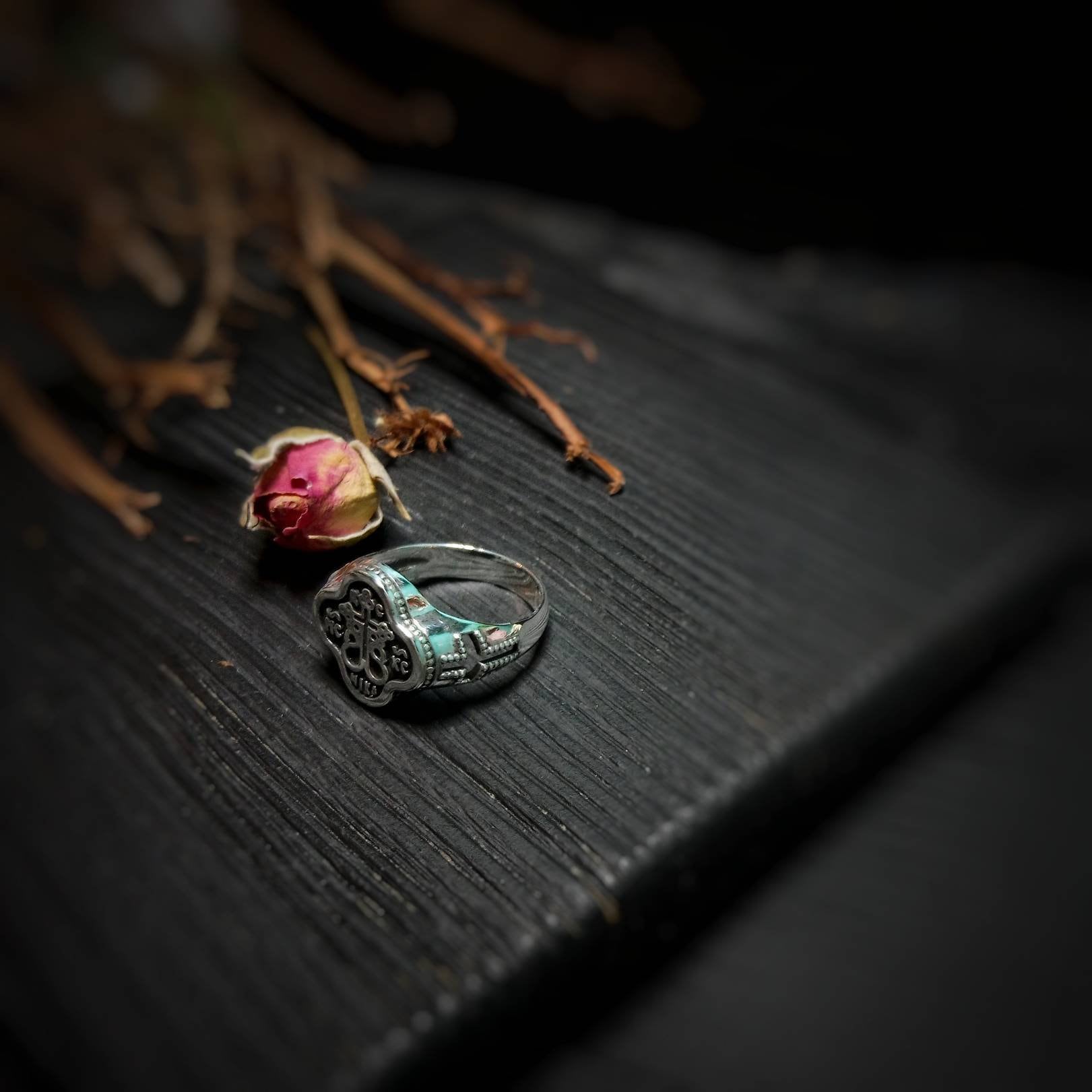 Orthodox Christian Cross Ring Slavic Talisman Rings 925 Sterling Silver ...