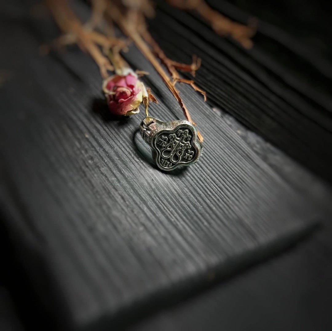 Orthodox Christian Cross Ring Slavic Talisman Rings 925 Sterling Silver ...