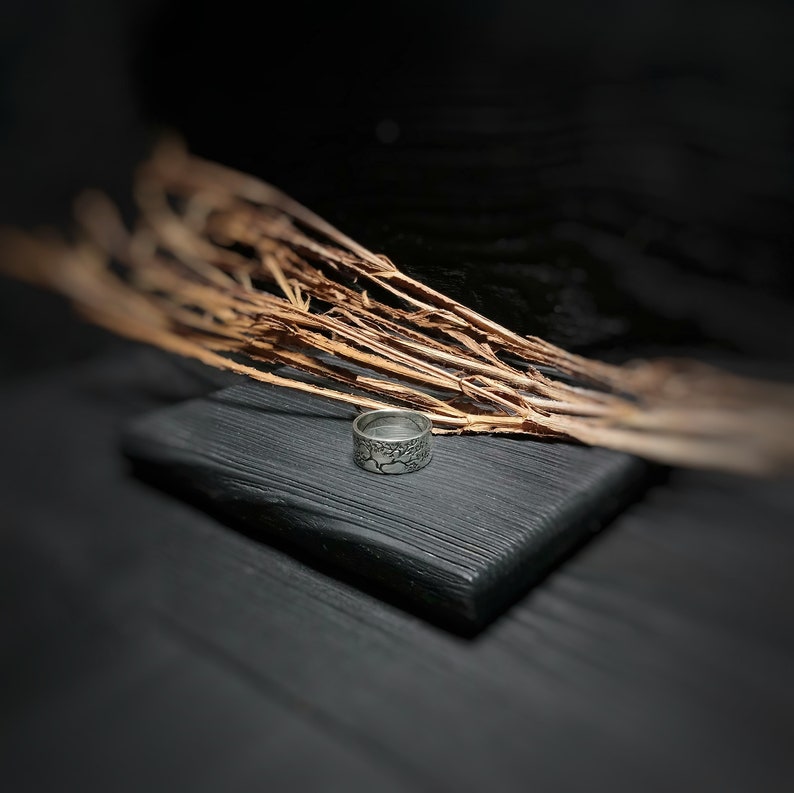 Tree Branch Ring for Twins Wedding Rings 925 Sterling Silver Jewelry ...