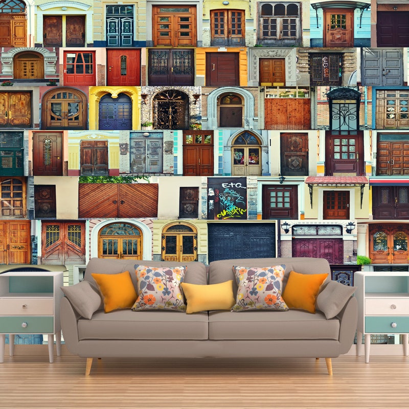 Door Wallpaper - Etsy